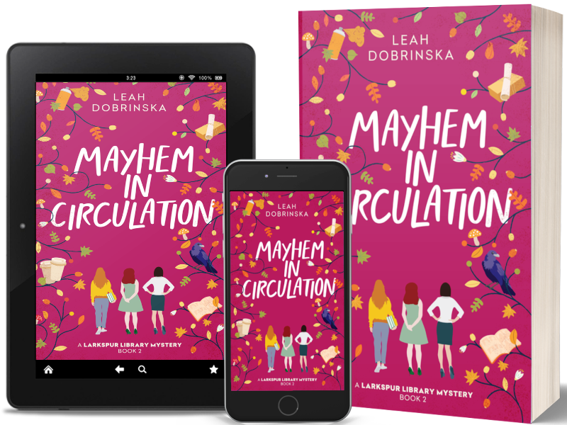 Virtual Book Tour & Book Review: Mayhem in Circulation: A Larkspur ...