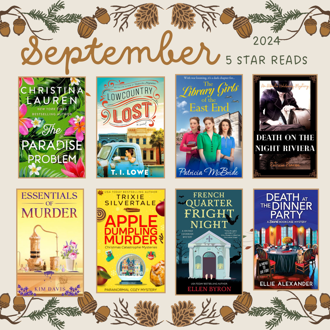 📚Five Star Reads: Monthly Favorites (September 2024)📚 – Sarah Can't ...